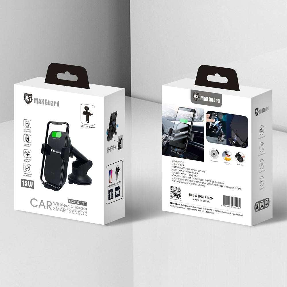 Maxguard 15W wireless car charger C10 – maxguard